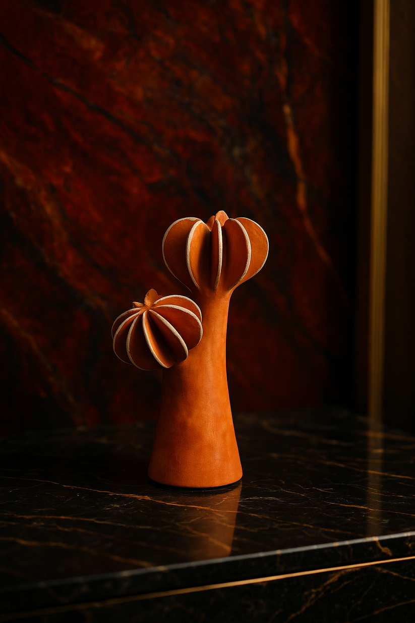 Terra Bloom Cactus Sculpture – Bell'arte