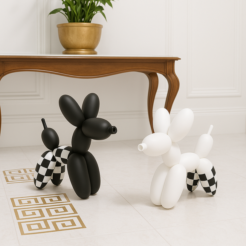 Checkered Balloon Duo – Bell'arte